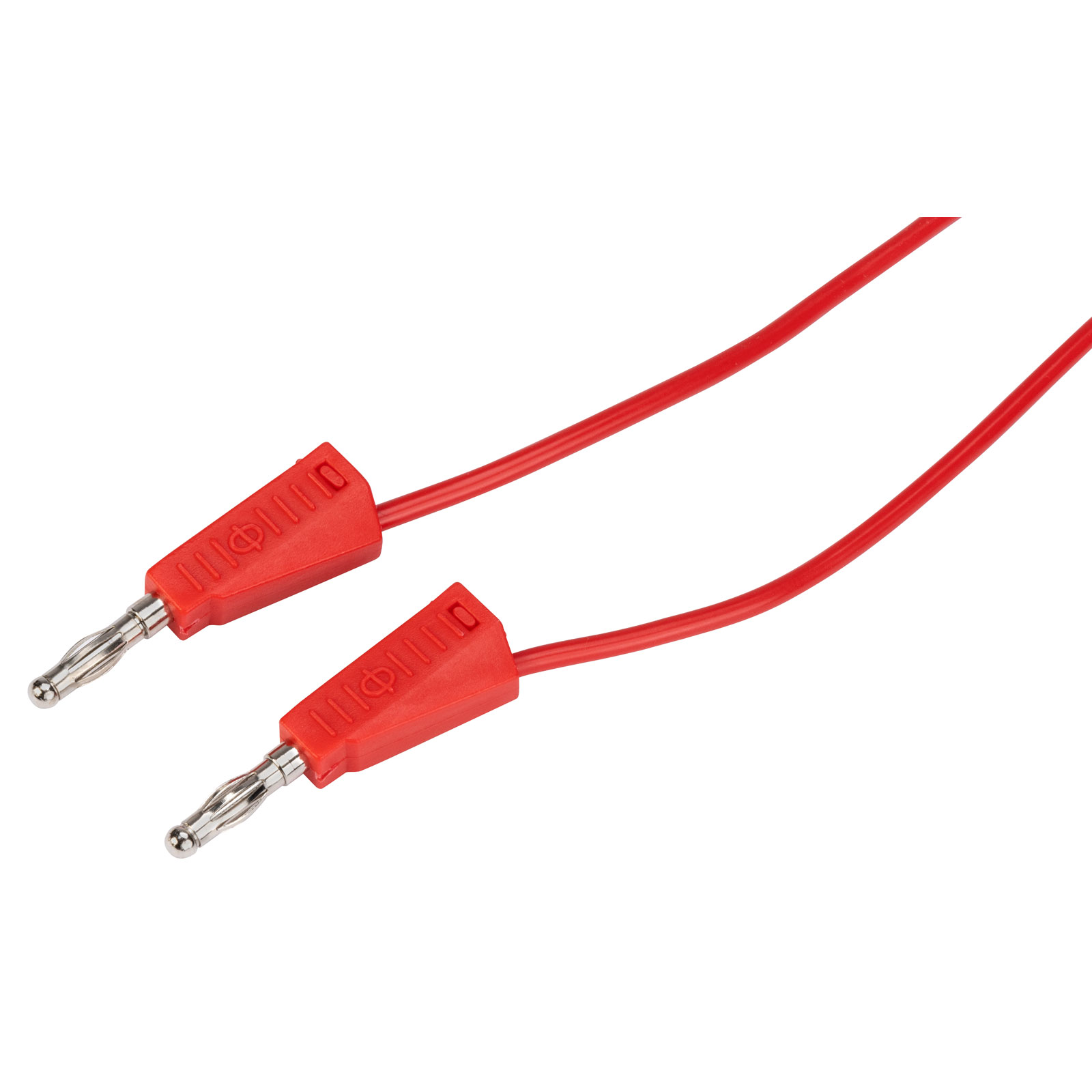 R-TECH 524592 Test Lead 50cm 4mm Stackable Plugs Red, 15A 30VAC/60VDC ...