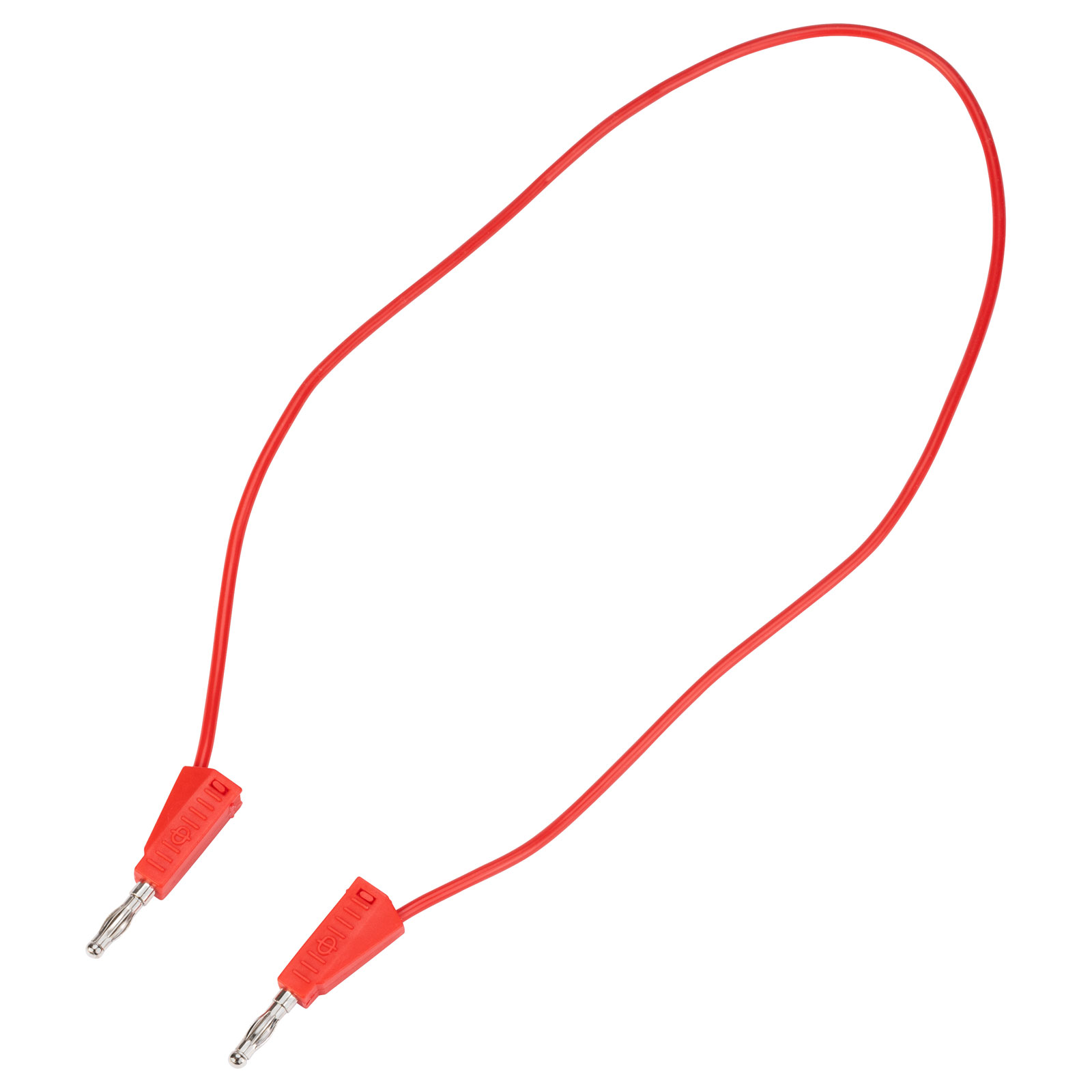 R-TECH 524592 Test Lead 50cm 4mm Stackable Plugs Red, 15A 30VAC/60VDC ...