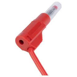 R-TECH 524597 Test Lead 100cm Retractable Shroud 4mm Stackable Plug Red ...