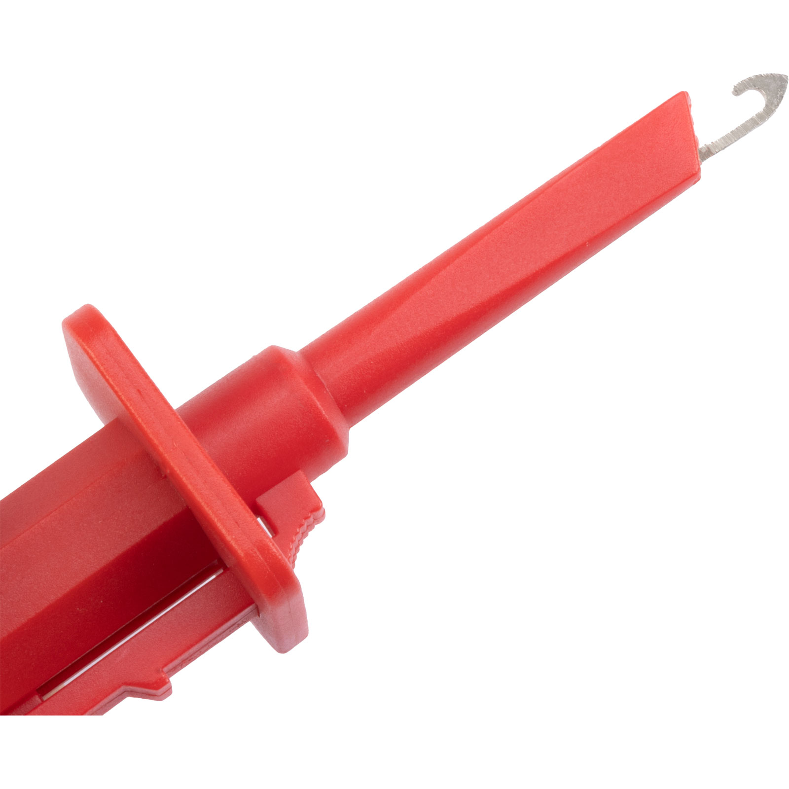 R-TECH 524611 4mm Safety Test Clip CAT III 1000V 10A Red | Rapid Online