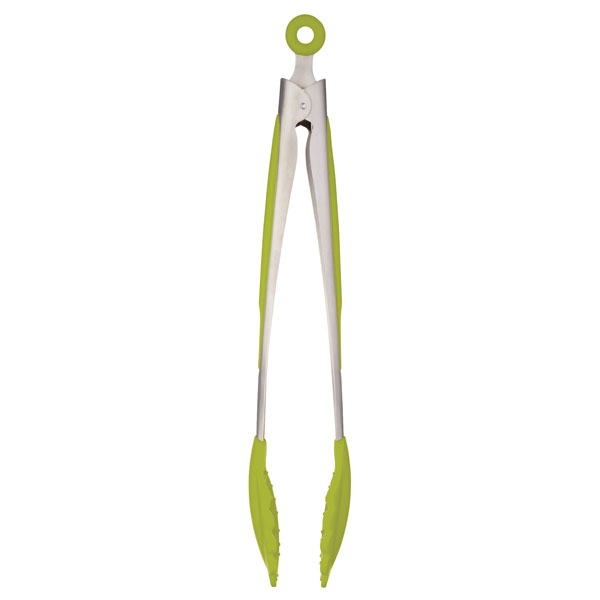 Kitchen Craft Colourworks CWSSTONGSGRN Silicone Tongs Green | Rapid ...