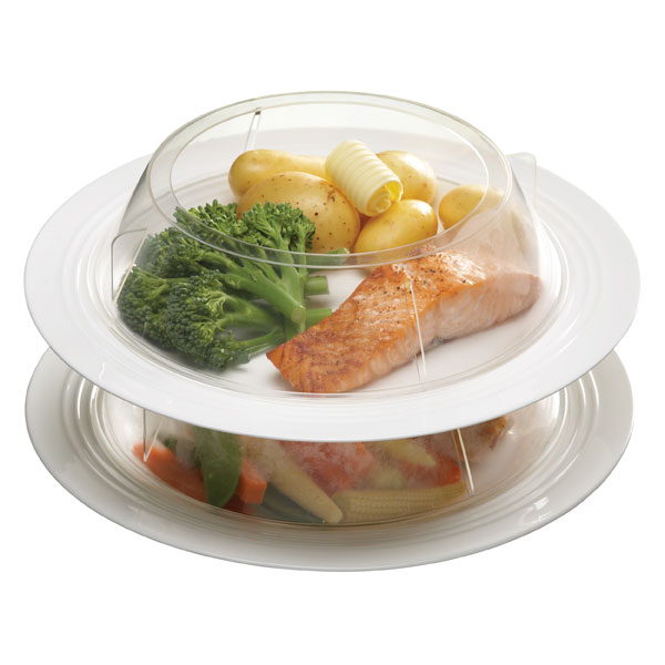 Kitchen Craft KCMRING Microwave Stacking Plate Rings | Rapid Online