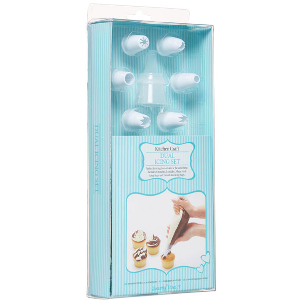 Kitchen Craft SDI2TONE Dual Icing Set | Rapid Online