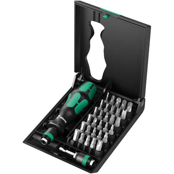 Wera 05057111001 Kraftform Kompakt 71 Security Bit Holder & 30-Piece ...