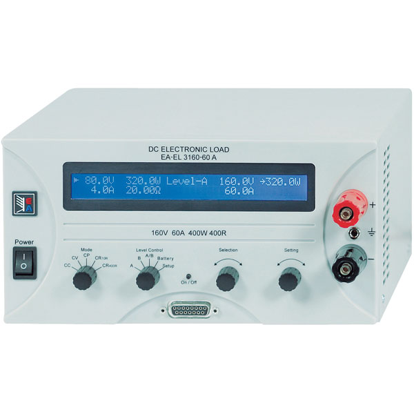 EA Elektro-Automatik EA-EL 3160-60 Electronic Load 0-60A 0-160VDC 400W | Rapid Electronics