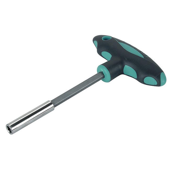Wolfcraft 1235000 Screwdriver Handle for Hex Bits T-handle 152mm ...