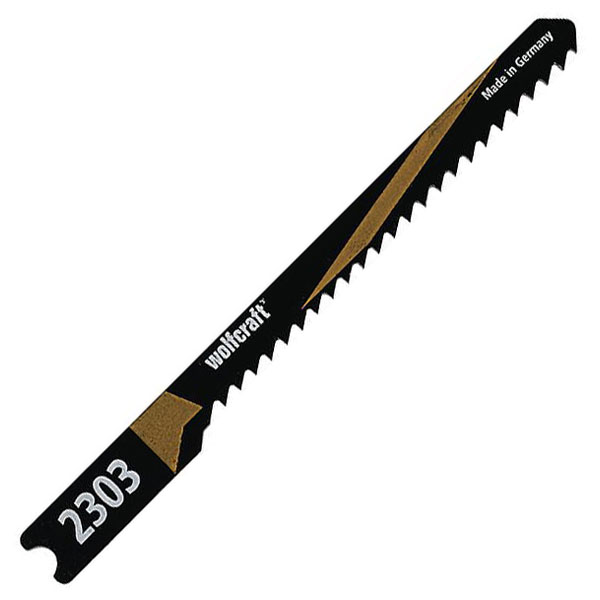 Wolfcraft 2303000 Jigsaw Blade HCS Coarse U-shank Wood Plastic 13TPI ...