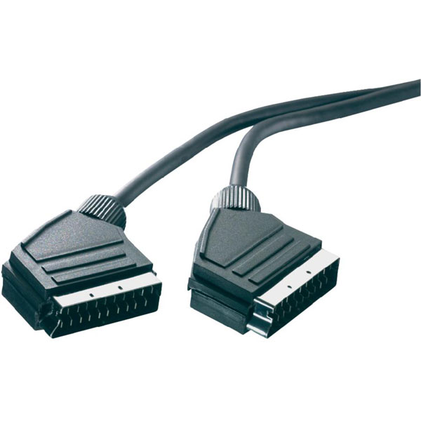 SpeaKa Professional 50141 SCART Plug to Cable 5m | Rapid Electronics