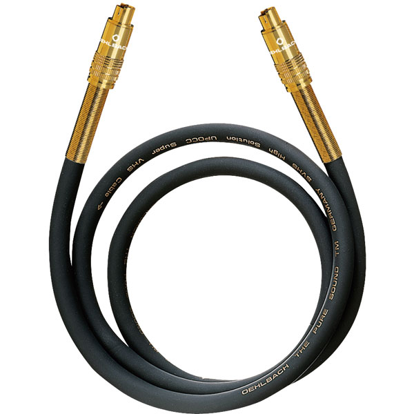 Oehlbach 2302 S-Video Video Cable 1x S-Video Plug to 1x S-Video Plug 2m ...
