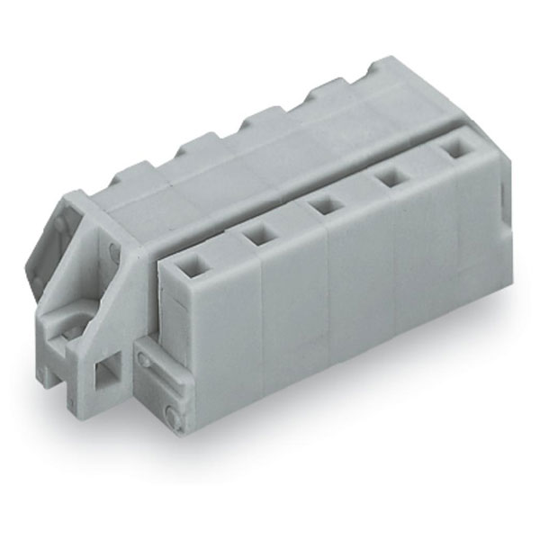 WAGO 731-536/031-000 Female MCS-MIDI 6P 7.5mm Flanged Angled Pk25 | Rapid Electronics