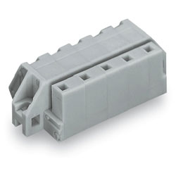 WAGO 731-536/031-000 Female MCS-MIDI 6P 7.5mm Flanged Angled Pk25 ...