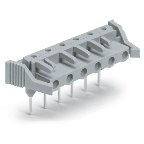 WAGO 232-836/005-000/039-000 Female MCS-MIDI 6P 7.5mm Locking Lever Angled Pk50 | Rapid Electronics