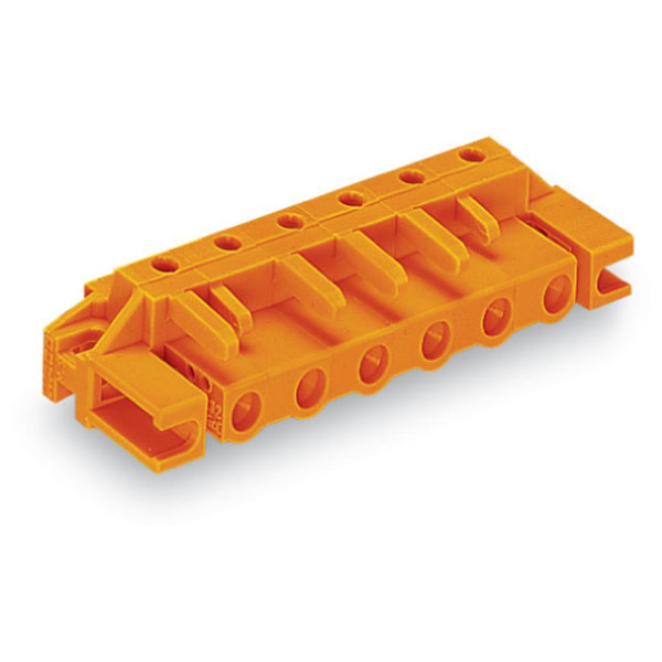 WAGO 232-863/047-000 Female MCS-MIDI 3P 7.62mm Angled Pin Spacer Flush ...