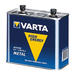 Varta 435101111 Alkaline 4LR25-2 6V 33Ah Battery | Rapid Electronics