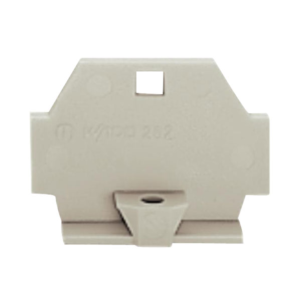 WAGO 262-363 7mm End Plate Fixing Flanges 262 Series Grey | Rapid ...