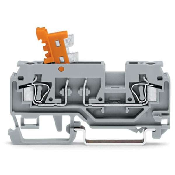 WAGO 280-876 5mm 2-cond. Disconnect Trmnl. Block ATEX Ex I Blue AWG 28 ...