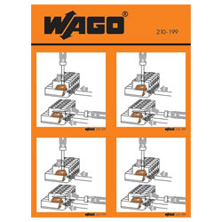 WAGO 210-199 Operating Instruction Stickers for Multi Connection System ...