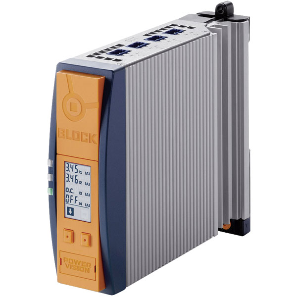 Block PVFE 24/24-24 PowerVision DIN Rail Circuit Breaker 4-Channel ...