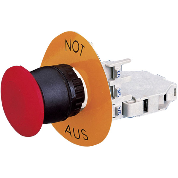 Rafi 9.201190010301 Emergency Stop (EPO) Switch 2NC 7.5A 400V AC Screw ...