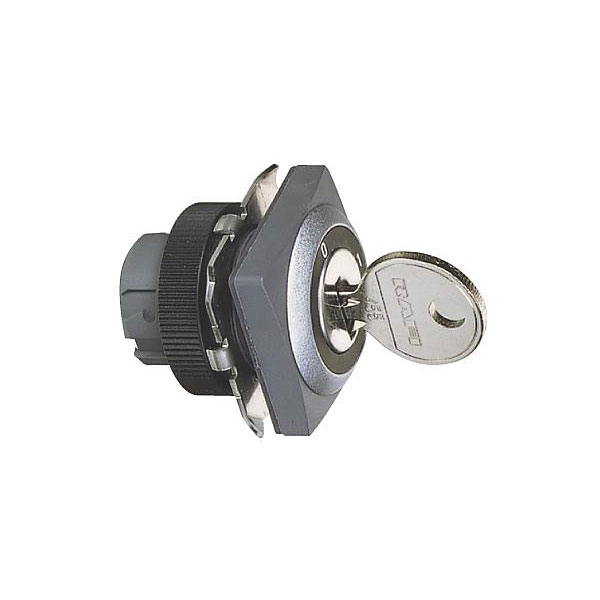 Rafi 1.30.245.271/0800 Key Switch Square Latch 1x90° Silver-Grey Form L ...