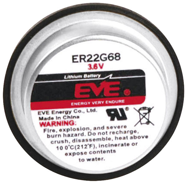 EVE ER22G68 ER22G68 Size 400mAh Lithium Battery Cell 3.6V PCB Pin ...