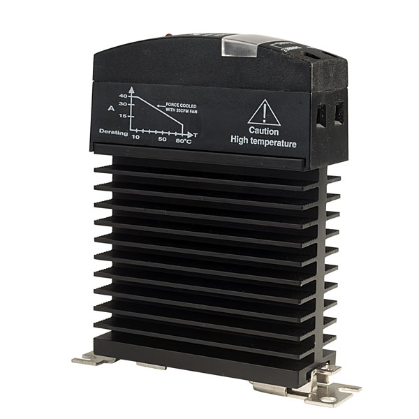 Kudom KSV380D40-L Din Rail Mount SSR 4-32VDC 48-440VAC 40A Load Zero ...