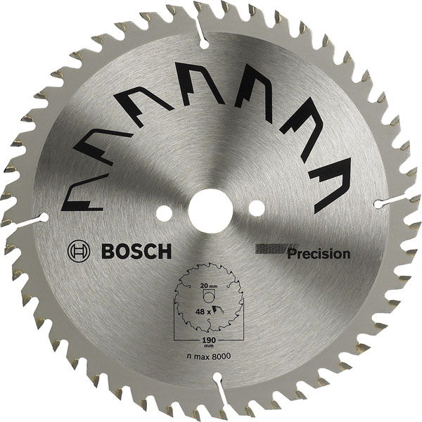 Bosch 2609256934 Circular Saw Blade TCT Precision 160x30x2.5mm 40 Teeth ...