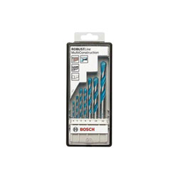 Bosch 2608900648 Carbide Drill Multi purpose Set Straight Shank 5 to 10mm 7 pcs Rapid Electronics