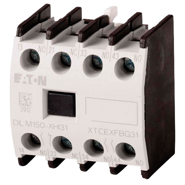 EATON DILM150-XHI22 Contact Block 2NO/2NC 10A 500V 4 Pole 277950 ...