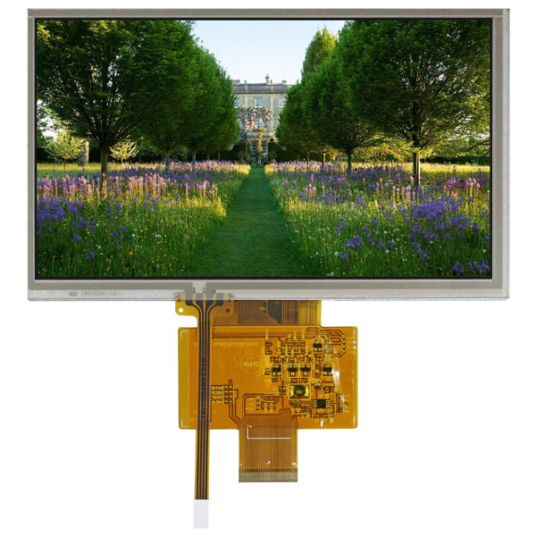 Midas MCT070PC12W800480LML 7" TFT Display 3.3V 800x480 RGB | Rapid Electronics