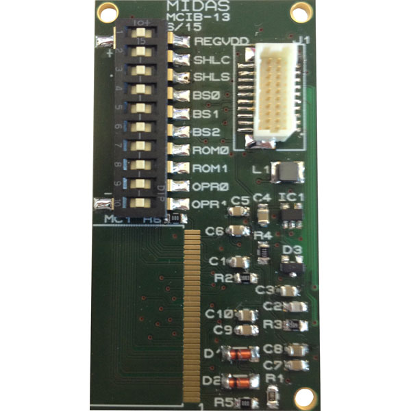 Midas Displays MCIB-13 OLED TAB Interface Board | Rapid Electronics