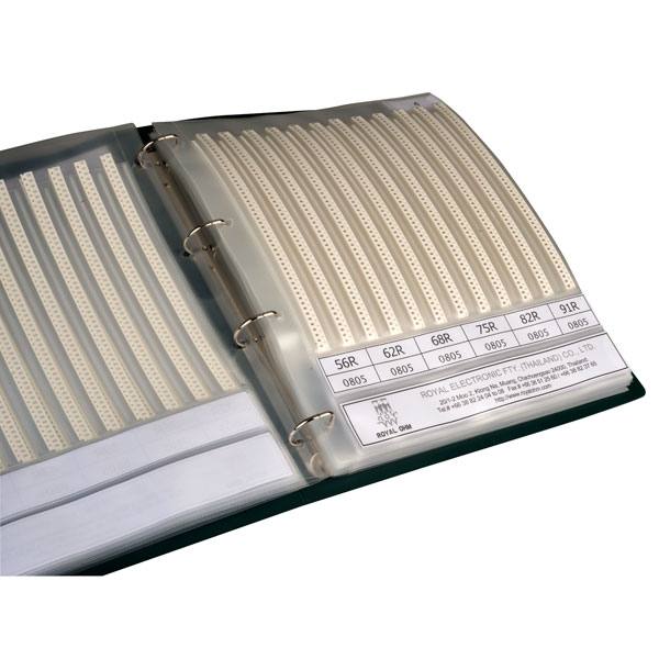 Royal Ohm 0402 10R-1M 1% 121 values E24 series Lab Kit | Rapid Online