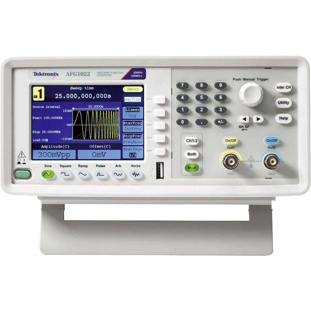 Tektronix AFG1022 Function Generator 2 Channel 25 MHz | Rapid Online
