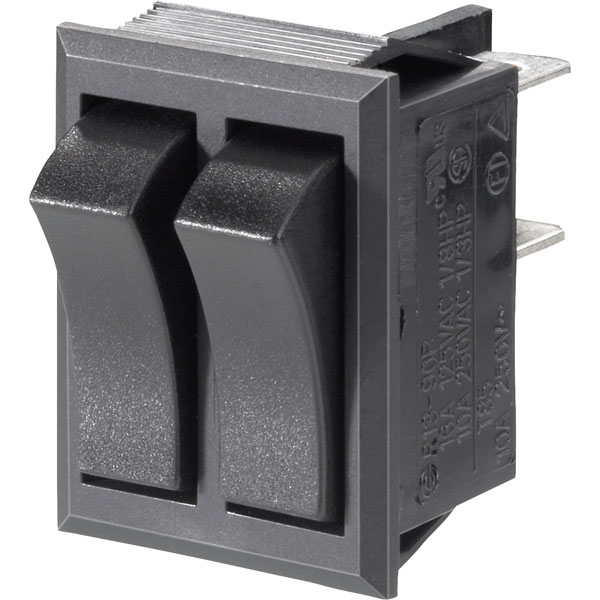 SCI R13-90PAA-01 R13-90P-AA-01 10A Dual Rocker Switch 2x SPST Off/On ...