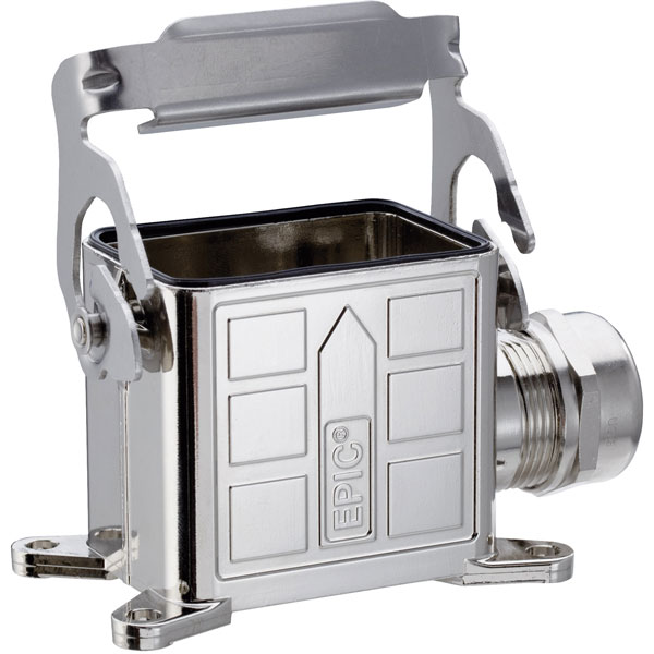 LappKabel EPIC® ULTRA H-B 6 SGR LB Surface Mount Base Side Entry BRUSH ...