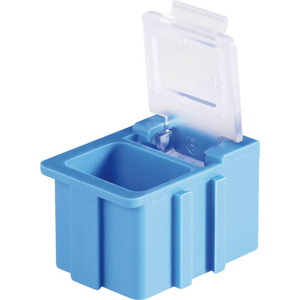 Licefa N12381 SMD-Box 1 16 x 12 x 15mm - Non-Conductive - Blue/Clear ...