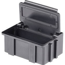 Licefa N2661010 SMD-BOX 2 37 x 12 x 15mm - ESD Conductive - Black/Black ...