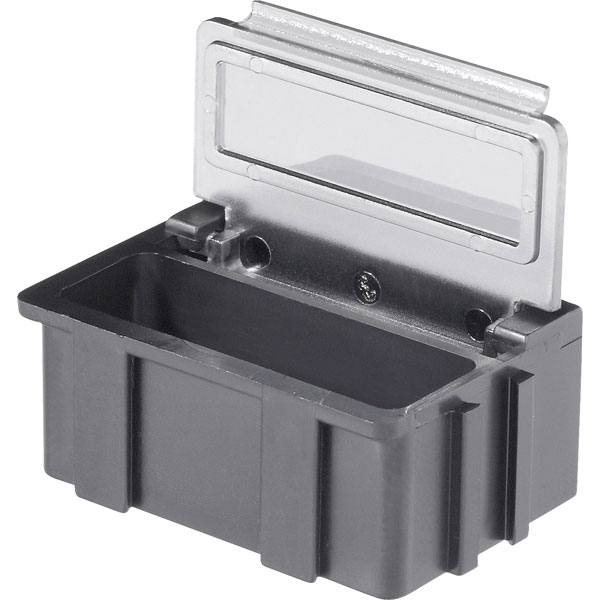 Licefa N266101LS SMD-BOX 2 37 x 12 x 15mm - ESD Conductive - Black ...
