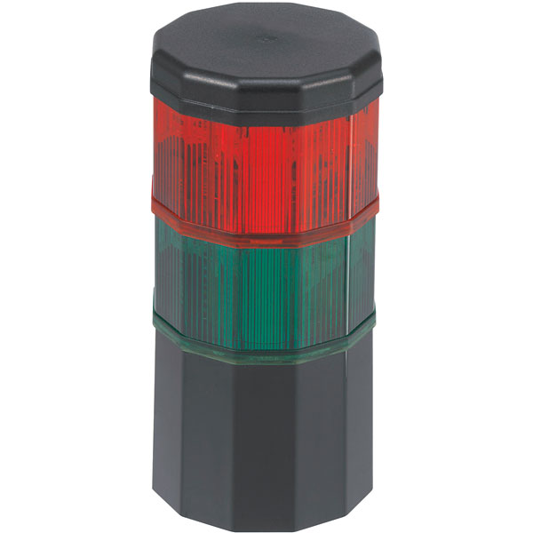Werma Signaltechnik 696.019.75 LED Signal Light Red Green 24VAC/DC ...