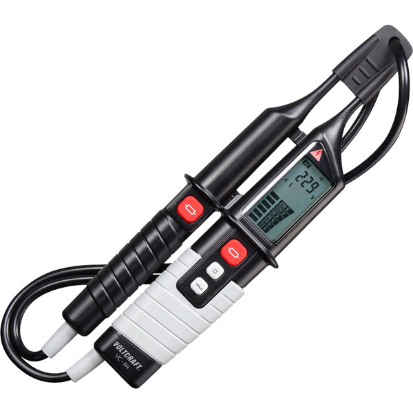 VOLTCRAFT VC 64 Two Pole Voltage Tester 12-690 V AC/DC LED/LCD/Buzzer ...