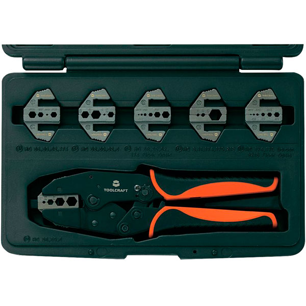 Toolcraft 818645 Crimp Tool Set 7 Piece | Rapid Online