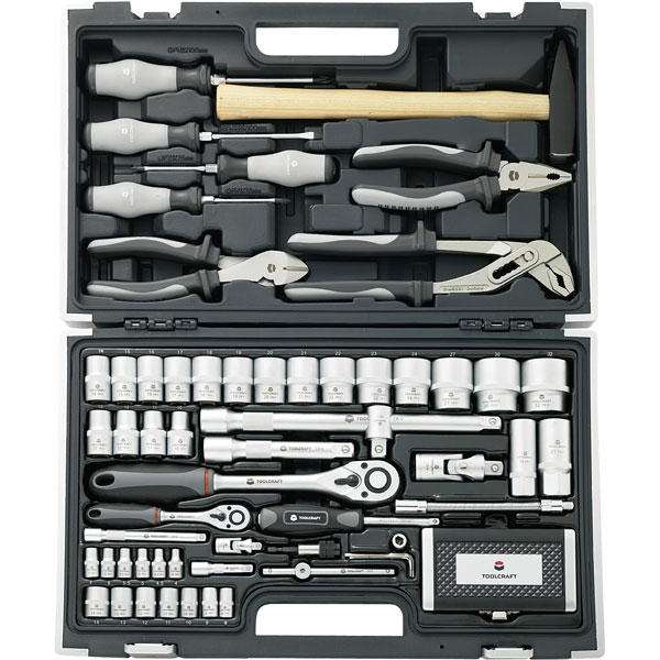 Toolcraft 819444 Tool Kit - 109 Piece | Rapid Online