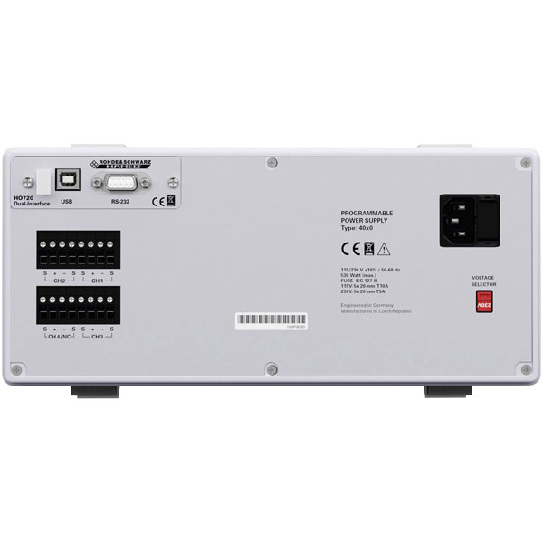Rohde & Schwarz HMP4030 3593.0474K02 384W 3 Output Programmable DC PSU ...