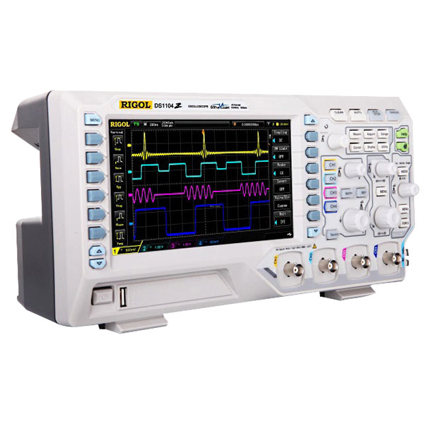 Rigol DS1104Z-S PLUS 4 Channel Digital Storage Oscilloscope 100MHz | Rapid Online