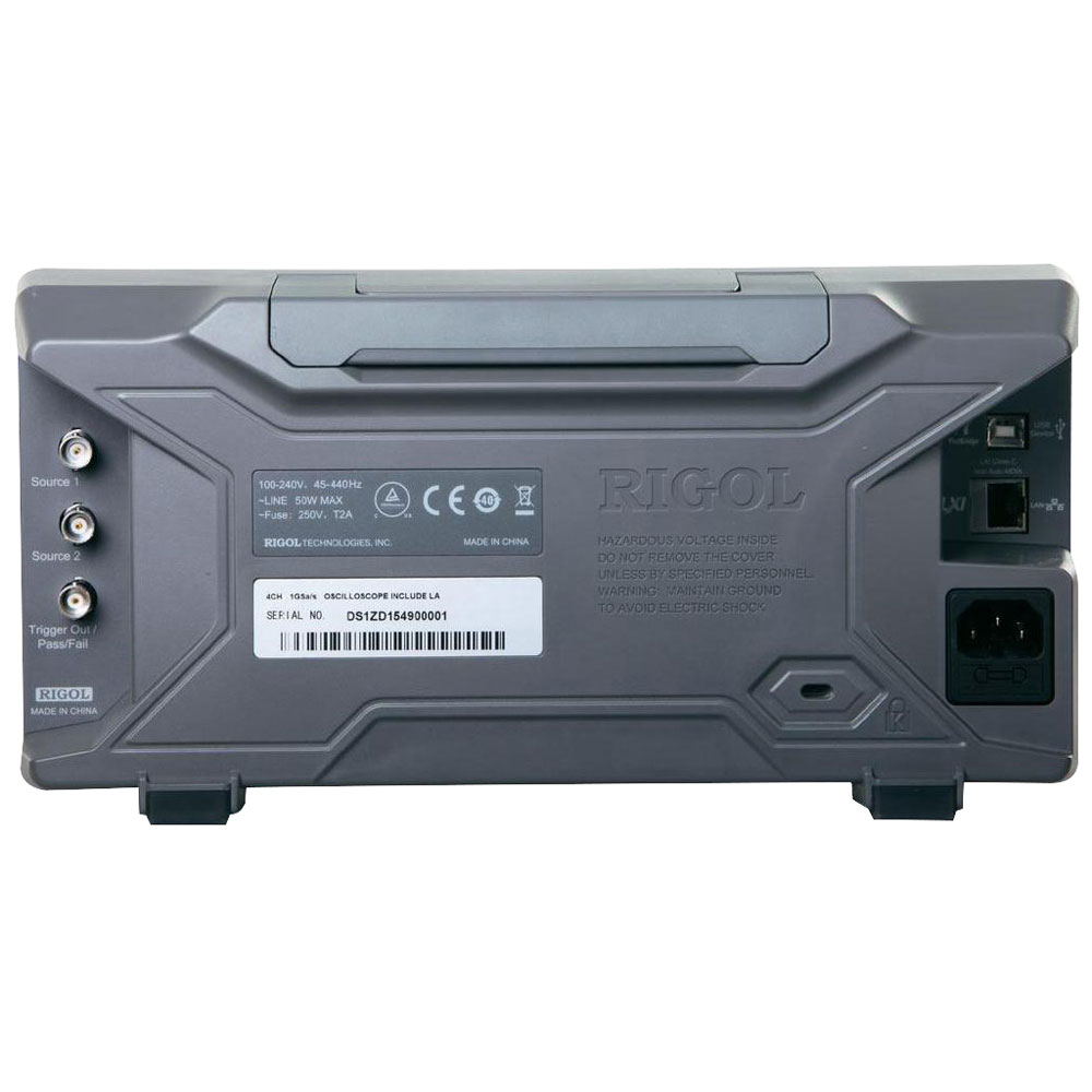 Rigol DS1104Z-S PLUS 4 Channel Digital Storage Oscilloscope 100MHz | Rapid Online