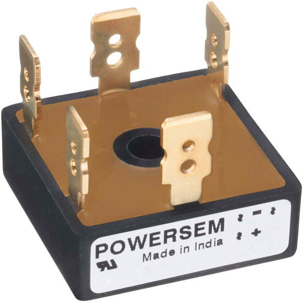 POWERSEM PSB 25MB-08 Single Phase Bridge Rectifier 800V 21A FASTON ...