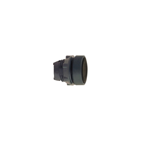 Schneider Electric ZB5AA2 Pushbutton Head Flush Black | Rapid Electronics