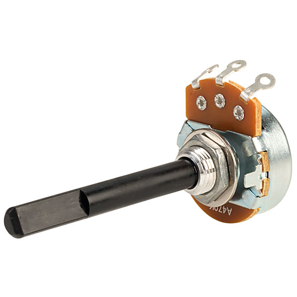 Taiwan Alpha RV24AF 470K LOG 24mm Metal Case Solder Lug Potentiometer ...