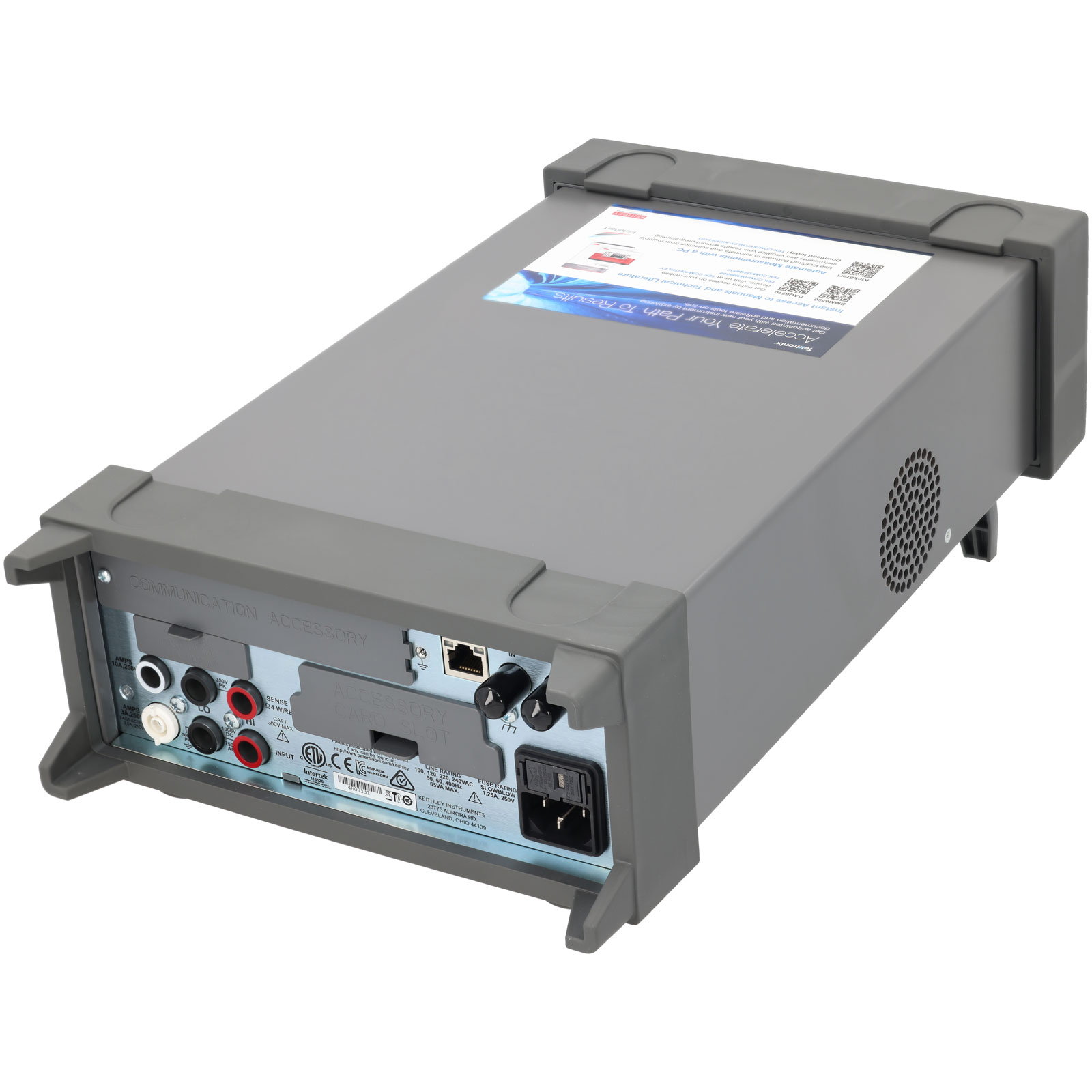 Keithley DMM6500 6½-Digit Touchscreen Multimeter | Rapid Online