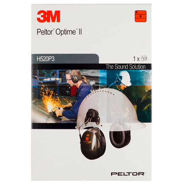 3M™ PELTOR™ Optime™ II Earmuffs, 30 dB, Green, Helmet Mounted, H520P3E ...
